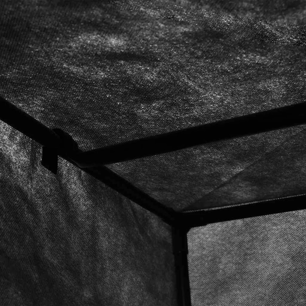 Šatní skříň černá 75 x 50 x 160 cm 282437