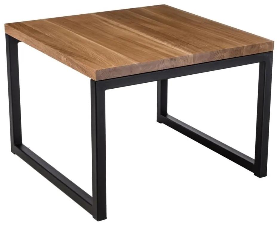 Konferenční stolek Grafico II 45x45 cm, dub/černá