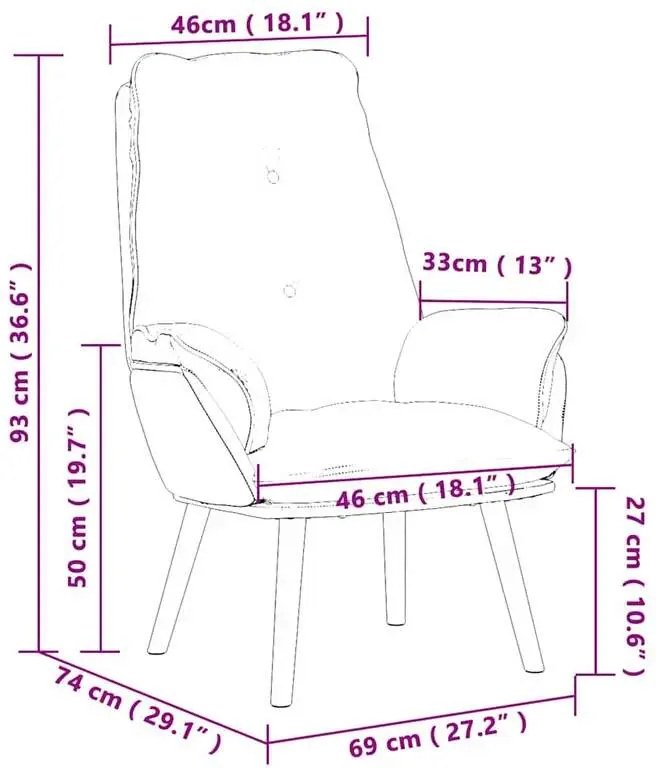Křeslo relaxační, nohy dřevěné, látka zelená, NoBi ALMOND