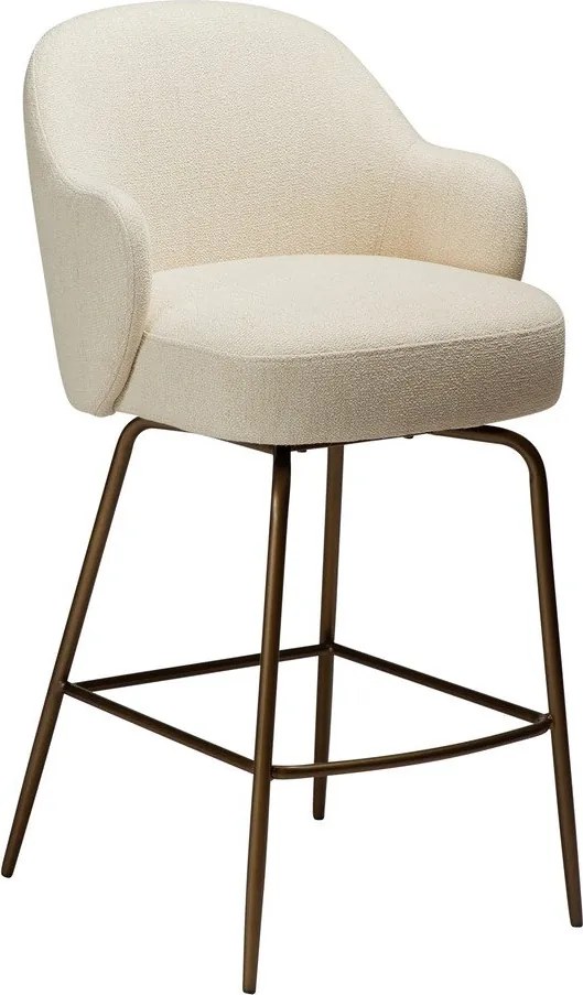 Béžová otočná barová židle (výška sedáku 70 cm) Bae – DAN-FORM Denmark