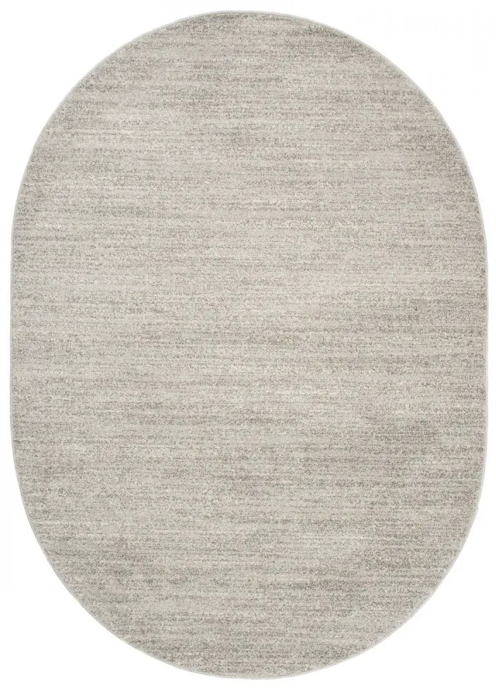 Kusový koberec Remon světle šedý ovál, Velikosti 140x190cm