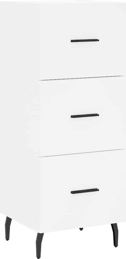 Skříň highboard bílá 34,5 x 34 x 180 cm kompozitní dřevo 3200209