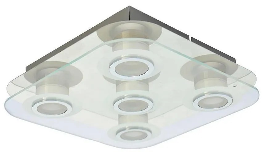 Italux | ITALUX MD14088-05F CH - LED Stropní svítidlo FLAVIO 5xLED/5,5W/230V | IT0199