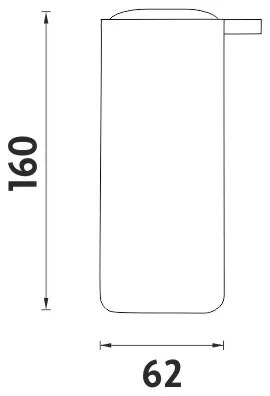 Nimco Dávkovač tekutého mýdla, pumpička plast OMI - OM 16031-05