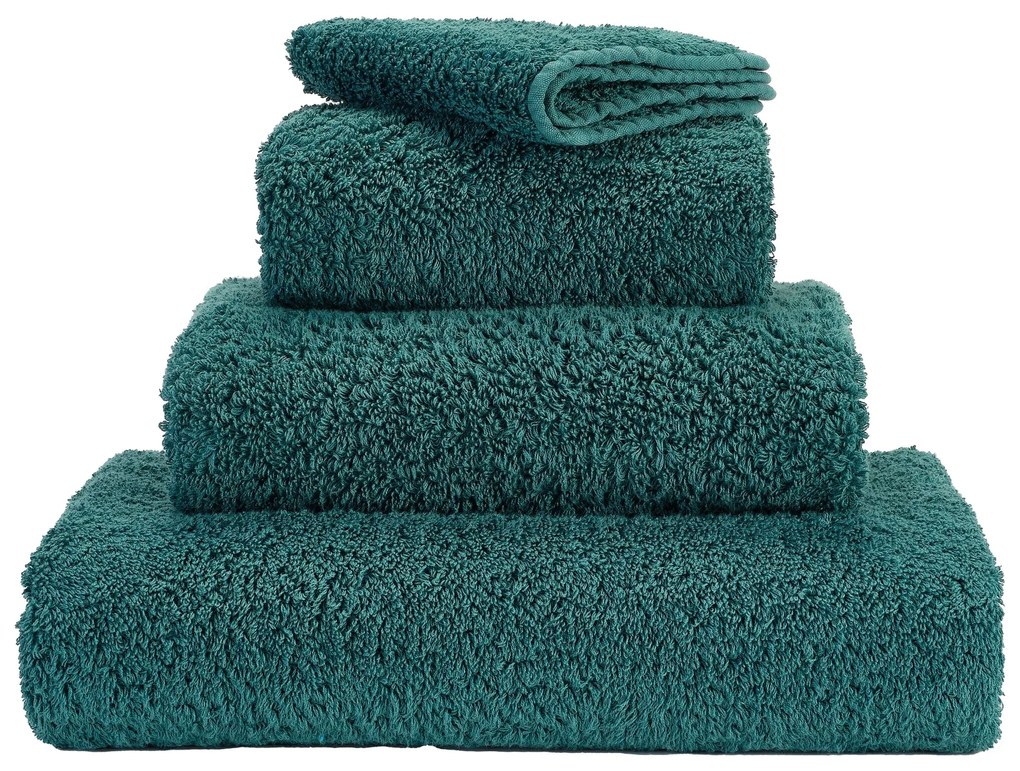 Abyss & Habidecor Luxusní tmavě zelené ručníky z egyptské bavlny Abyss Habidecor | 320 Duck, Velikost 70 x 140 cm (Bath Towel)