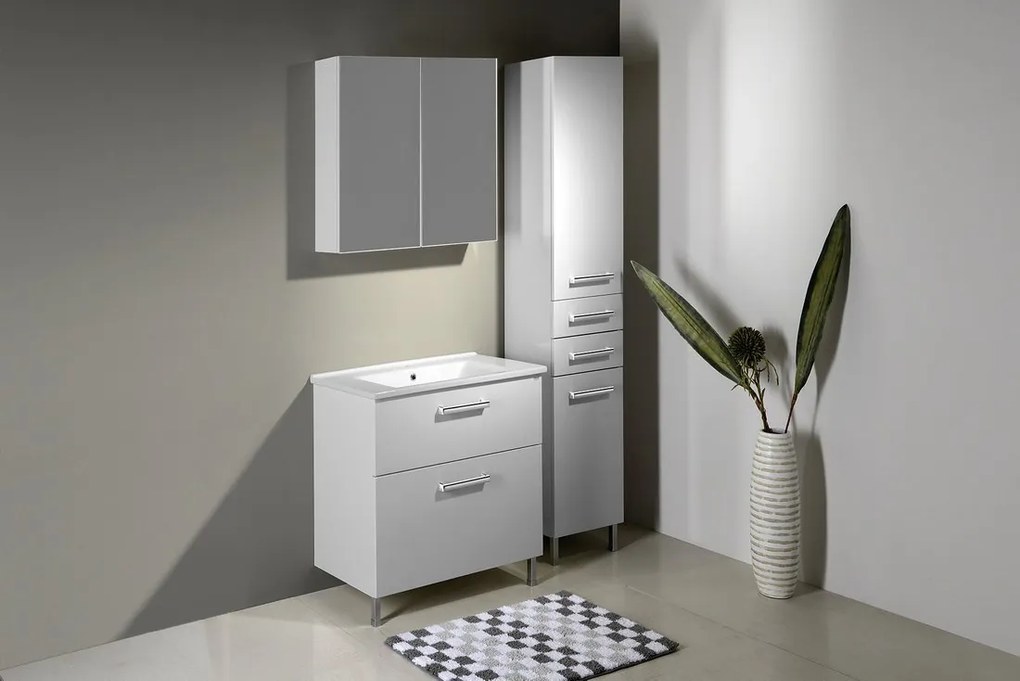 Aqualine Aqualine, VEGA galerka 80x70x18cm, bílá, VG080