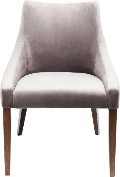 KARE DESIGN Židle Mode Velvet šedá