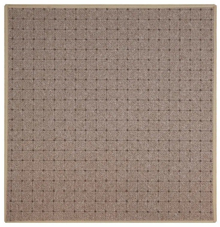 Condor Carpets Kusový koberec Udinese béžový new čtverec - 100x100 cm