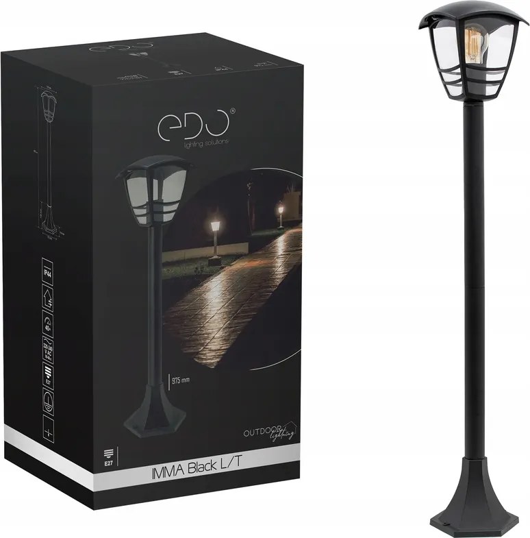 Edo Venkovní stojící zahradní lampa Imma Lampa Sloupek 97,5 cm Led E27