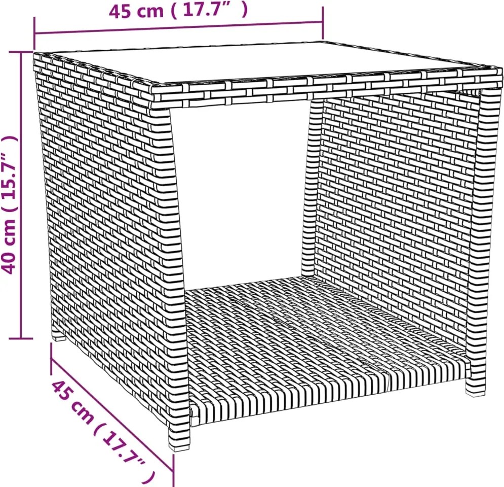 3dílná zahradní sedací souprava béžová polyratan a ocel 3157663