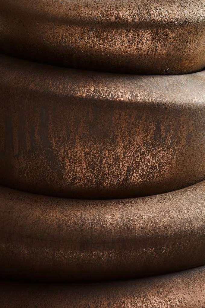 BIZZOTTO Sada 3 květináčů PATHOM Bronzová