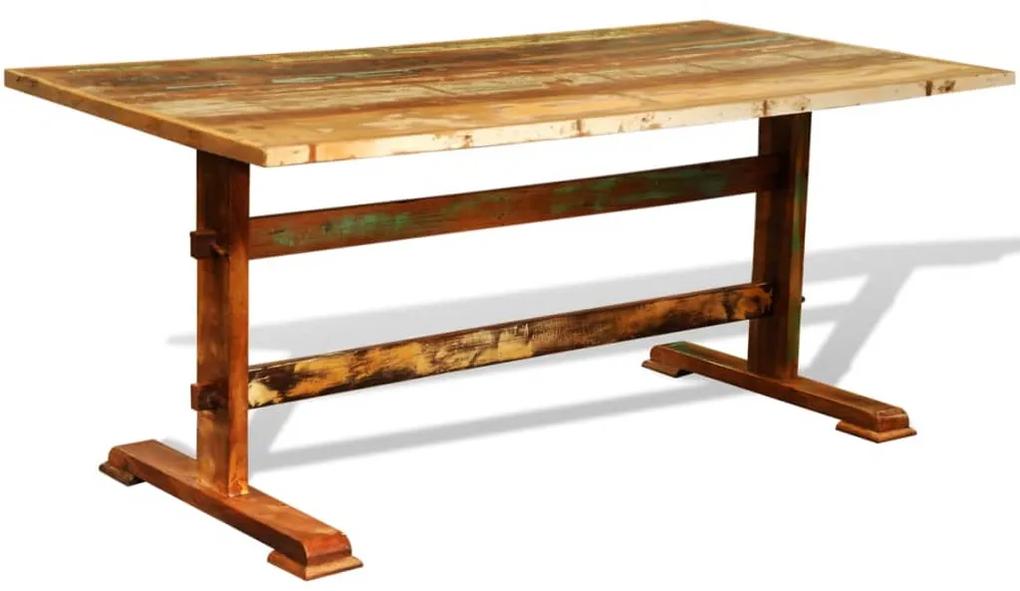 241095 vidaXL Jídelní stůl vintage recyklované dřevo