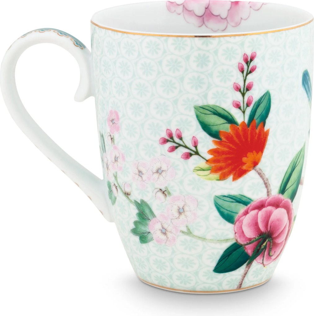 Pip Studio Blushing Birds sada 2 hrnků 350ml, bílá