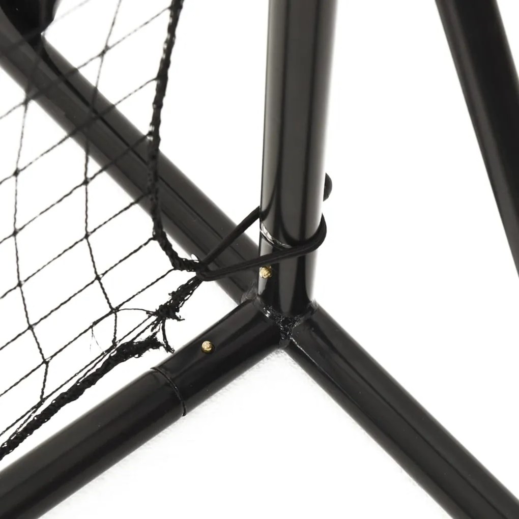 Fotbalový Rebounder Černý 366 X 90 X 183 Cm Hdpe
