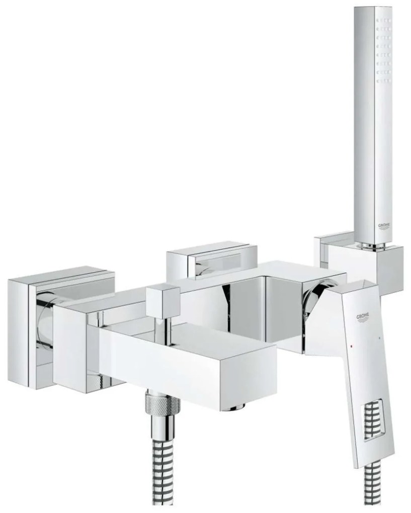 Grohe Eurocube - Vanová baterie s příslušenstvím, chrom 23141000