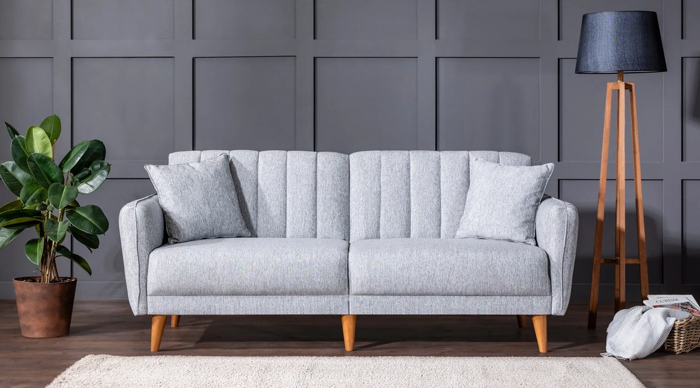 Atelier del Sofa Sedací souprava Aqua-TKM03-1008, Šedá