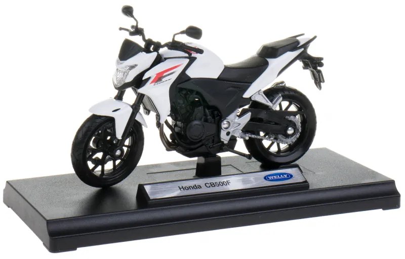 008690 Model motorky na podstavě - Welly 1:18 - Honda CB500F