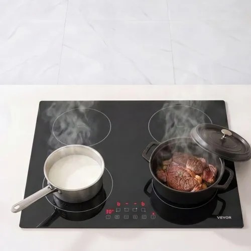Indukční varná deska 60 cm, 4 hořáky VEVOR – 7000 W