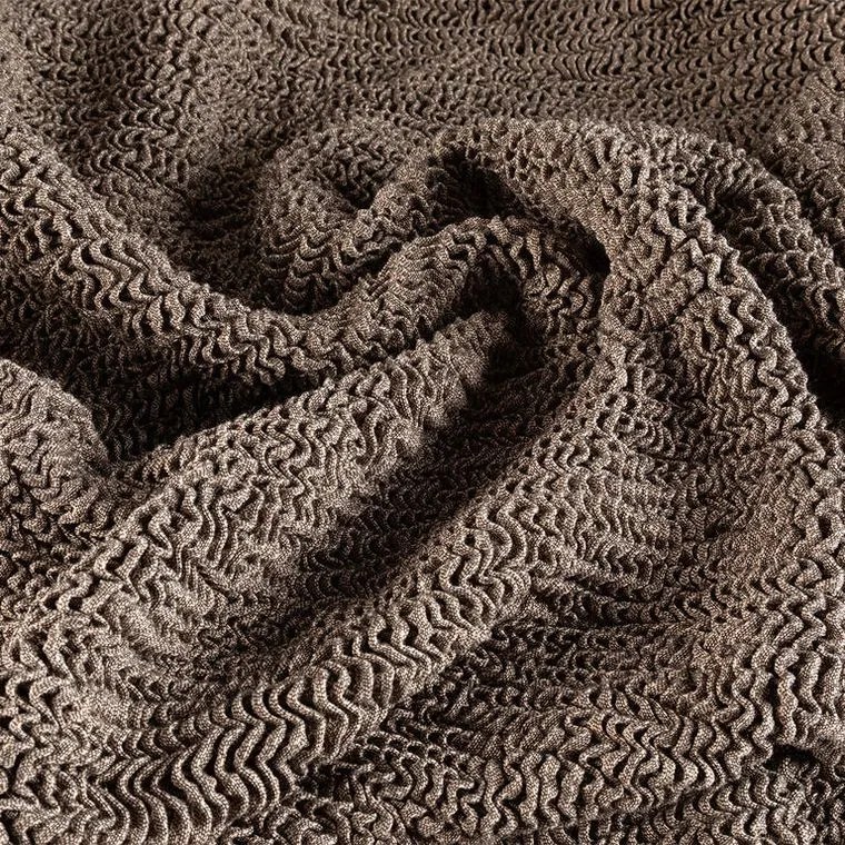 Bielastické potahy COSTINA oříšková křeslo ušák (š. 60 - 110 cm)
