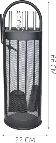 Kaminer Krbové nářadí z oceli, pět dílů PK008, 4165