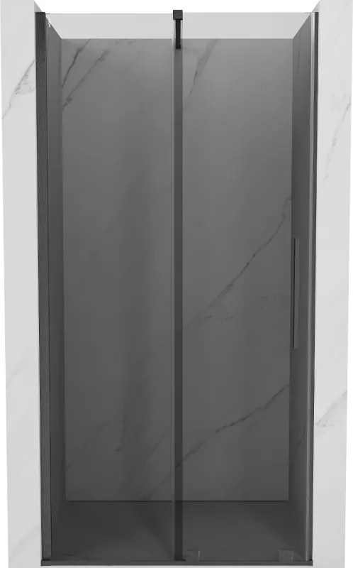 Mexen Velar, posuvné sprchové dveře do otvoru 100 cm, 8mm šedé sklo, grafit broušený, 871-100-000-41-66