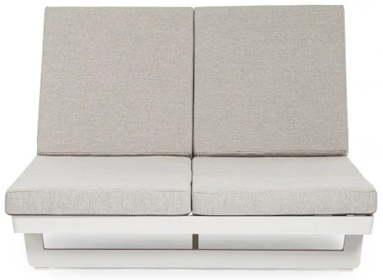 BIZZOTTO Dvoumístné zahradní lehátko INFINITY bílé 0663430