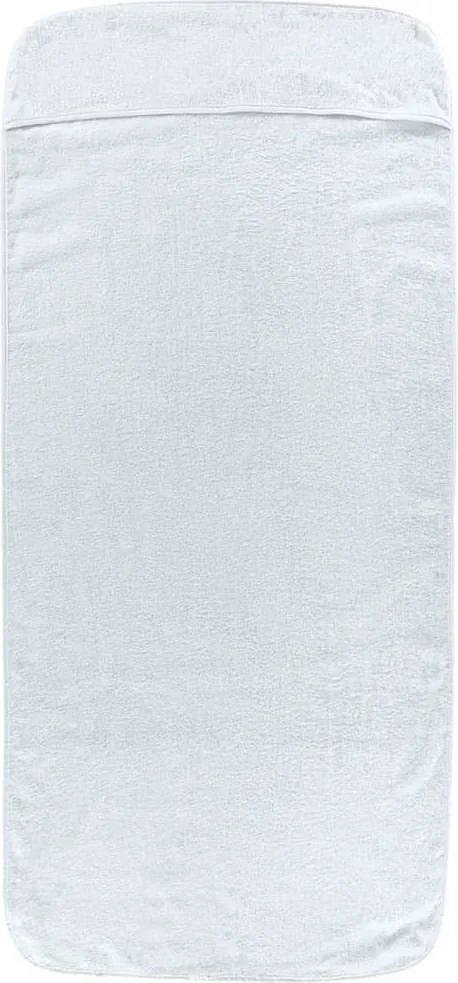 Plážové osušky 6 ks bílé 60 x 135 cm textil 400 GSM 3157051