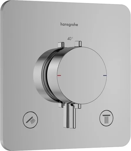 Hansgrohe Ecostat Comfort Q sprchová a vanová baterie bez podomítkového tělesa chrom 33713000