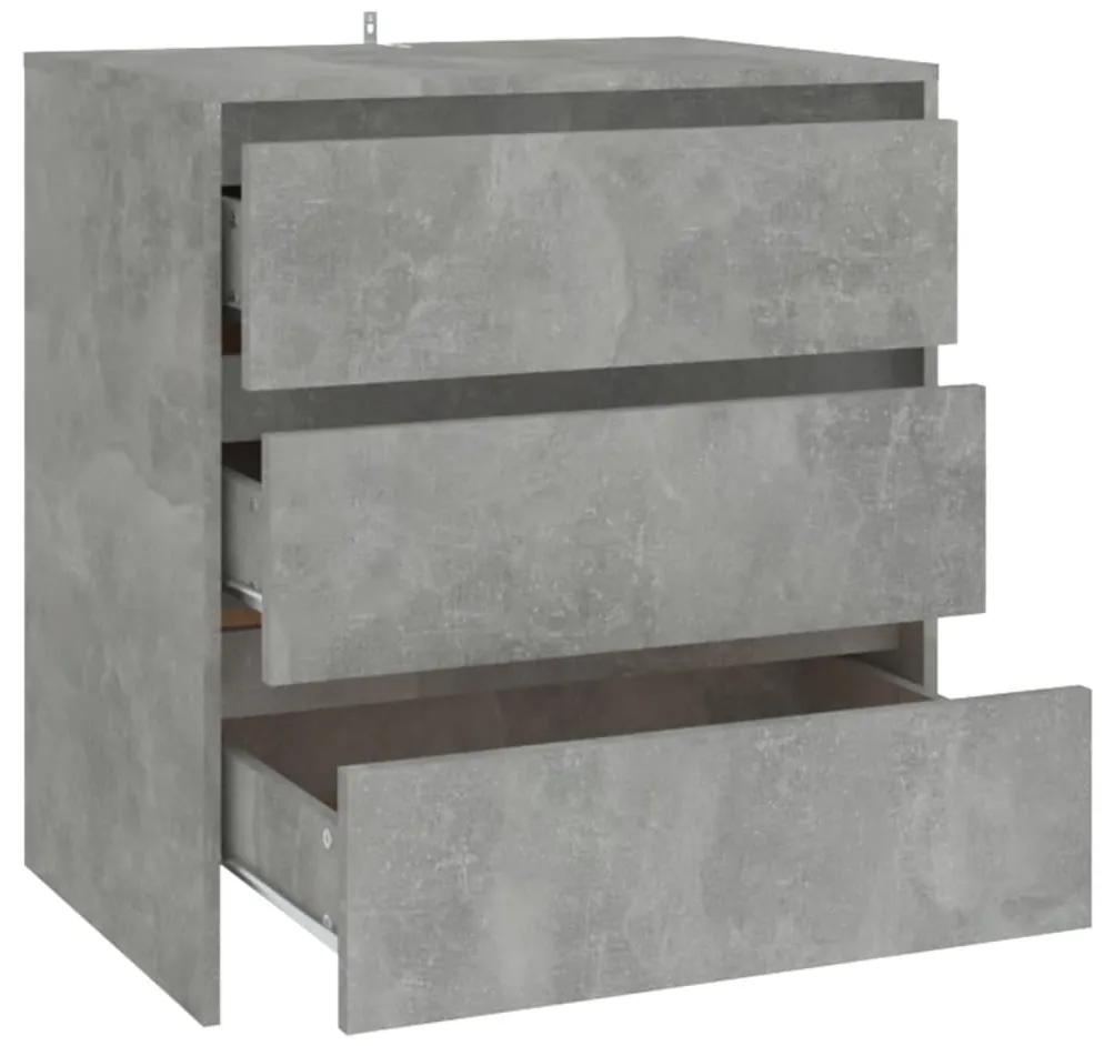 Příborník Mullg - 70x41x75 cm | betonově šedý