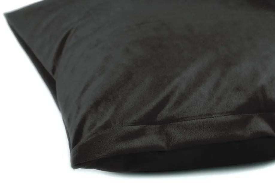 Biante Sametový povlak na polštář Velvet Premium SVP-014 Černozelený 40 x 40 cm
