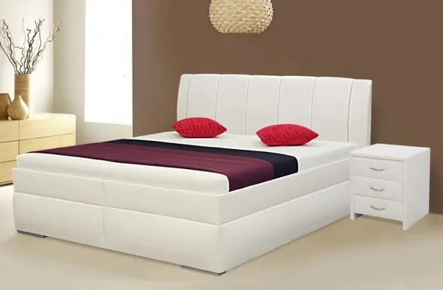 Čalouněná postel Bassit 2 180x200, vč. roštu a úp, bez matrace