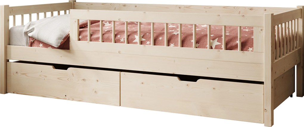 ADRK Furniture Dětská postel Flora s matrací CH-FLO-P-200-M