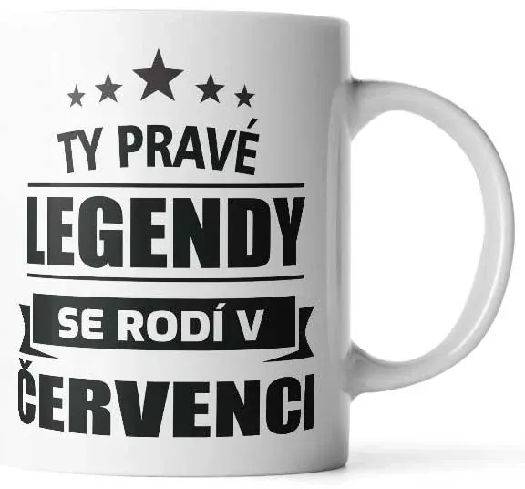 Sablio Hrnek Ty pravé legendy se rodí v červenci - 200 ml - espresso