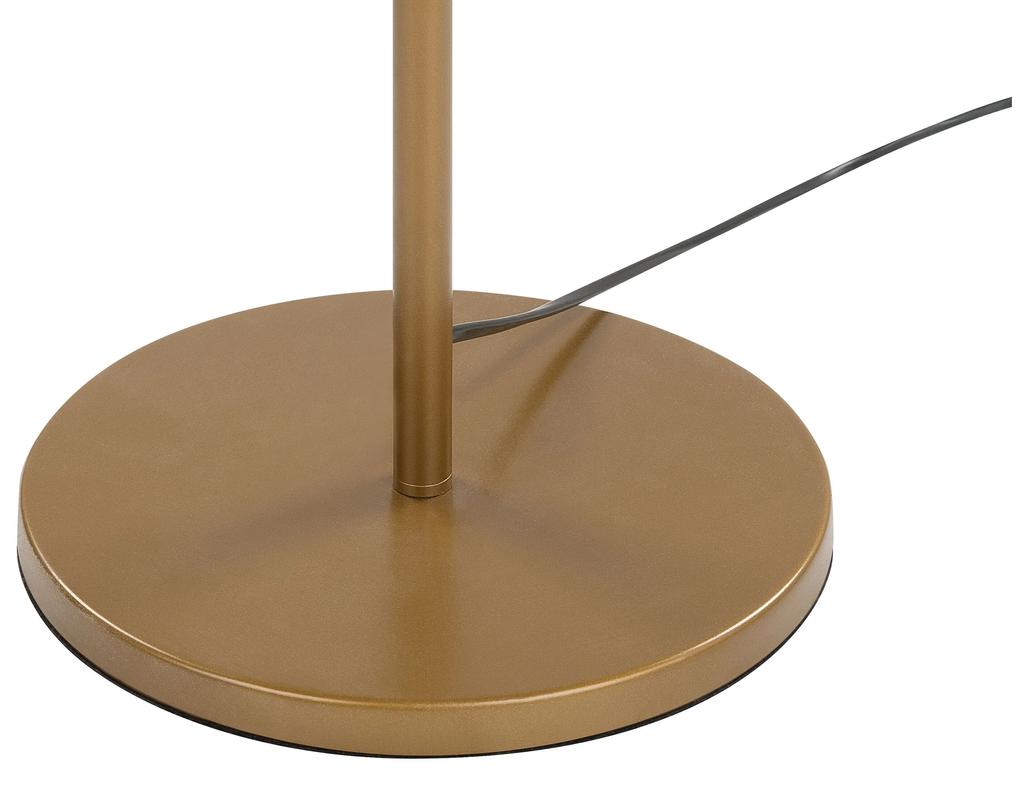 Zlatá stojací lampa 153 cm WADI Beliani