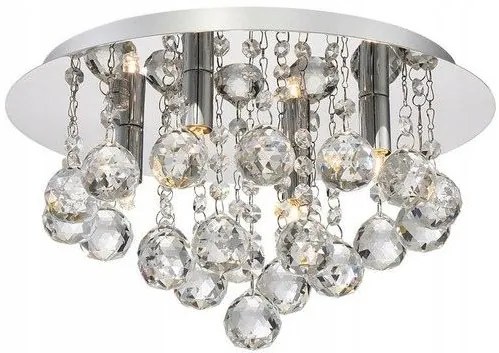 Toolight Křišťálová stropní lampa Plafon Lustr Glamour APP403-C