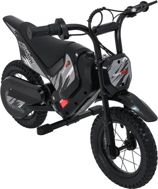 Elektrická motorka SHARK černá