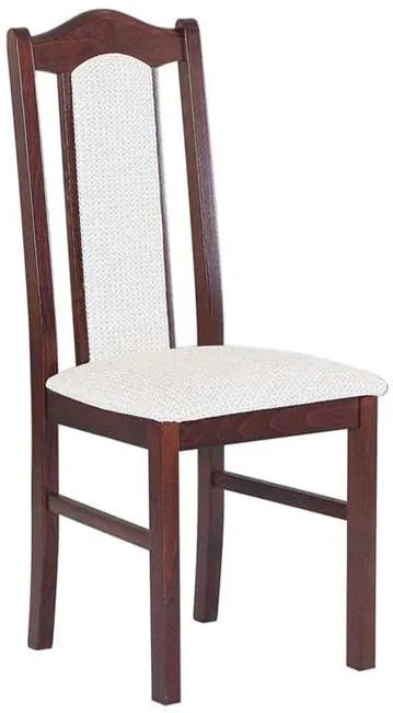 Jídelní židle Boro 2 Zvolte dřevo: Bílá, Zvolte látku: látka 11b