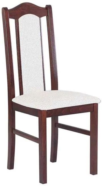 Jídelní židle Boro 2 Zvolte dřevo: Bílá, Zvolte látku: látka 18b
