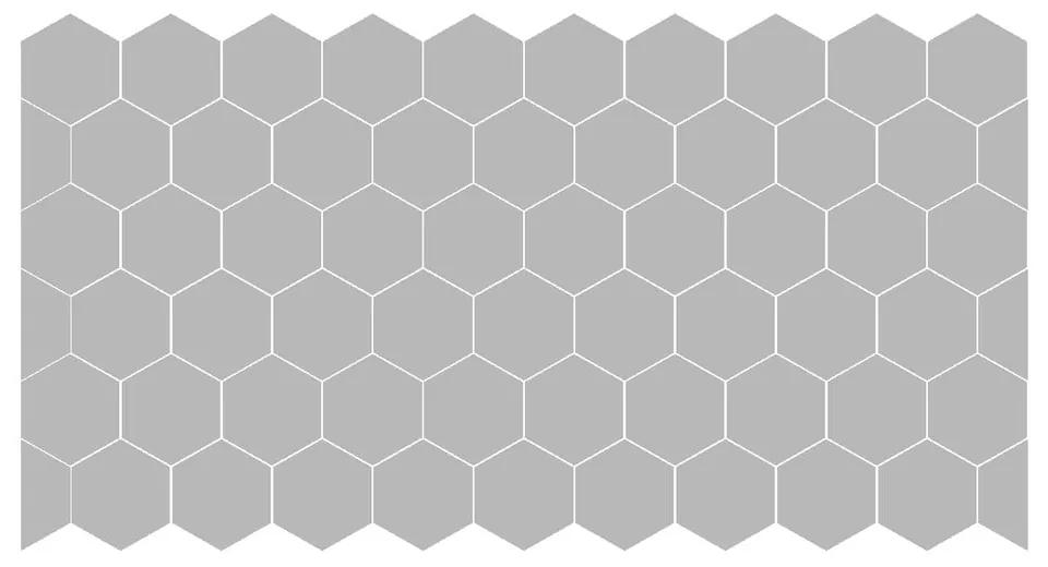 Sada 50 matných nálepek na sklo Ambiance Hexagon