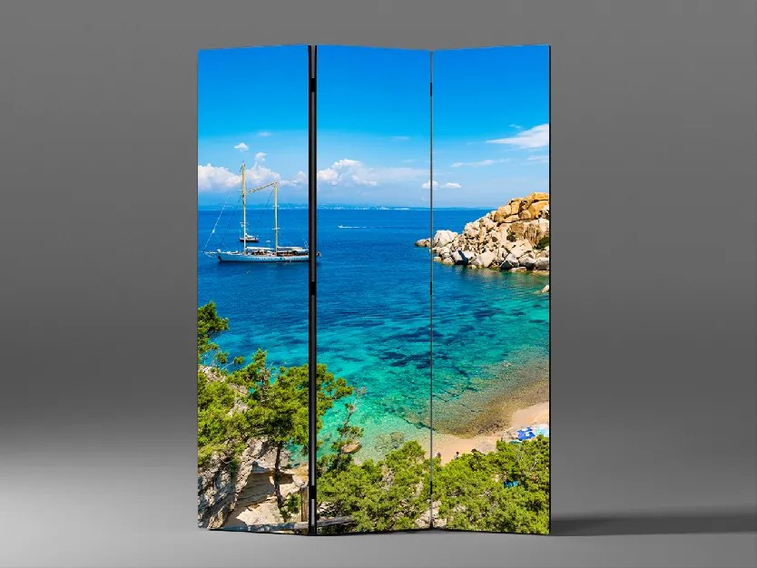 Liox Paraván skalnatá pláž na Sardinii Rozměr: 135 x 180 cm