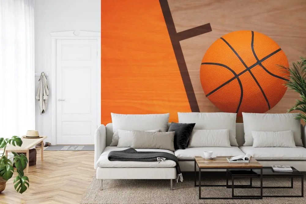 Fototapeta Basketbal Na Hřišti Omyvatelný vlies 104x70.5