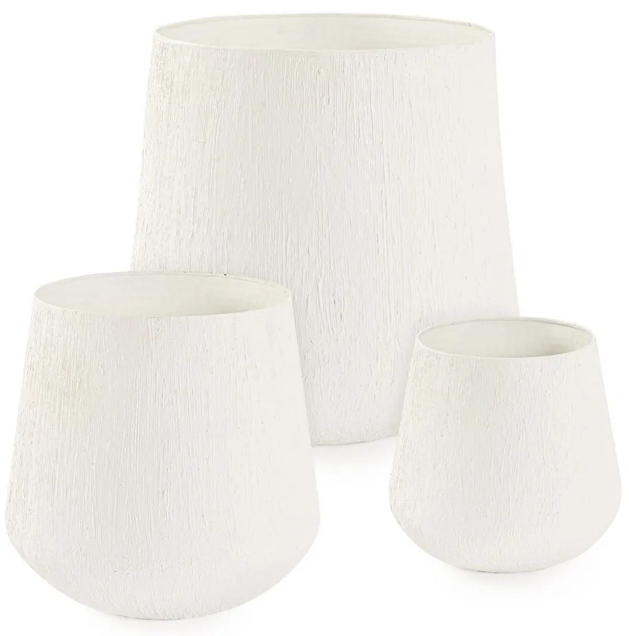 BIZZOTTO Set 3 květináčů KENAR béžová