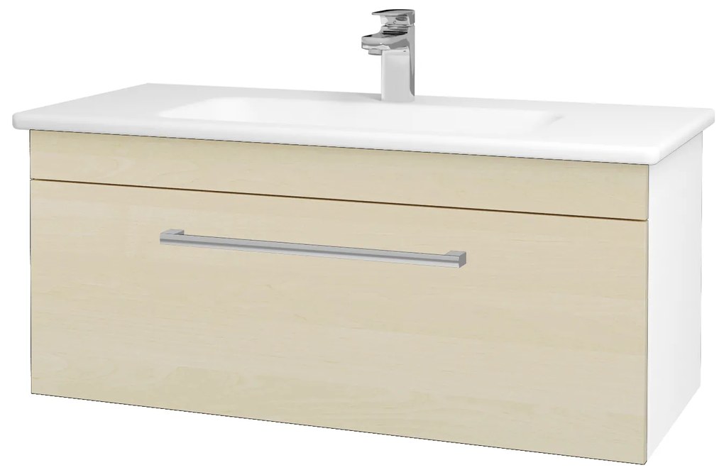 Dřevojas Koupelnová skříň ASTON SZZ 100 Varianta: N08 Cosmo / Úchytka T03 / N08 Cosmo