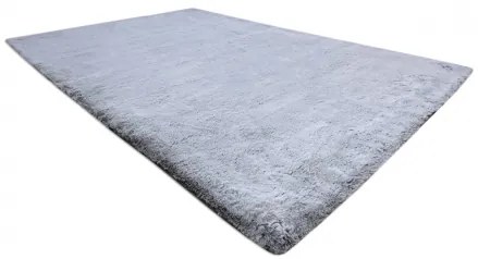 Kusový koberec pratelný LAPIN Shaggy, protiskluzový, šedá, slonová kost velikost 80x150 cm | krásné koberce cz
