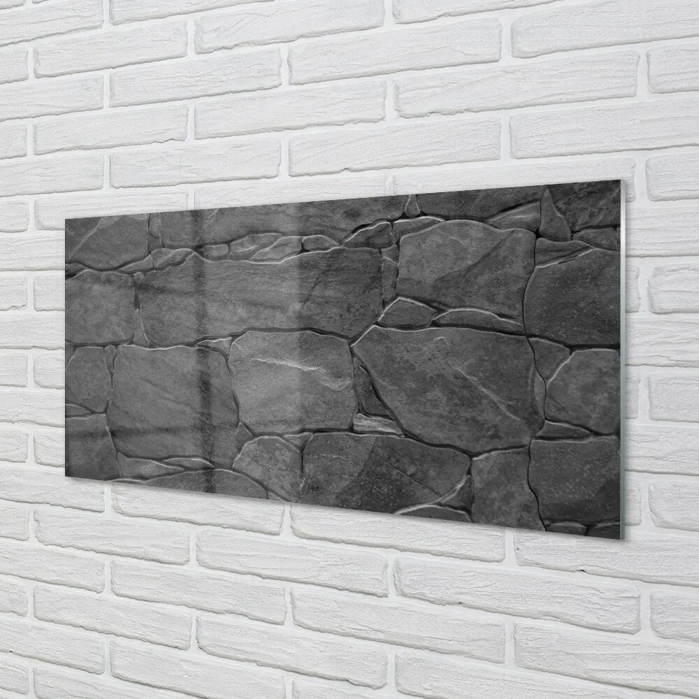 Obraz na skle Kamenná zeď wall 140x70 cm