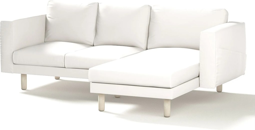 Potah na pohovku IKEA Norsborg 3-místná se šezlongem barva bílá