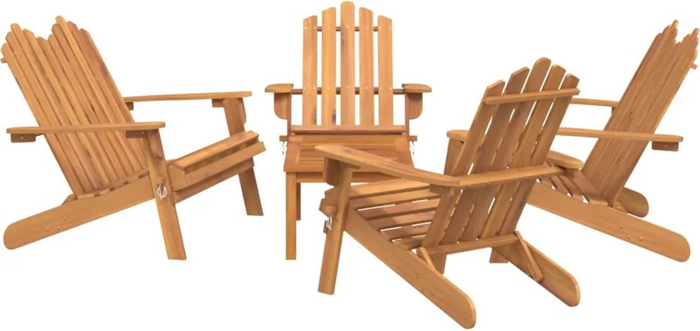5dílná sada zahradního nábytku Adirondack masivní akácie 3152136