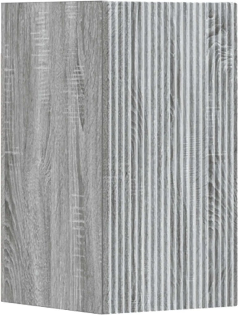 Sada koupelnového nábytku 3 ks Šedý Sonoma 33 x 34,5 x 160 cm 3406049