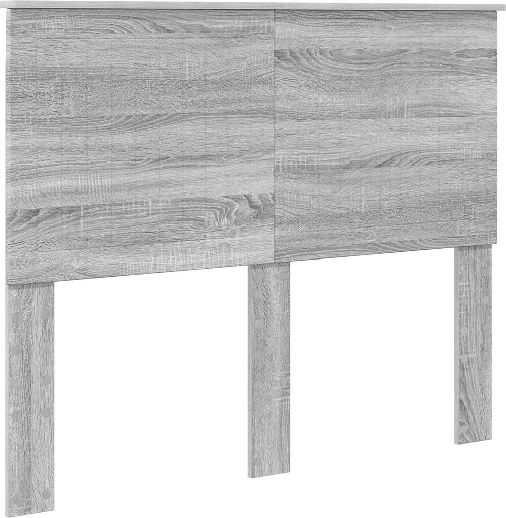 Rám postele Šedá Sonoma 135 x 190 cm Masivní borové dřevo 3411024