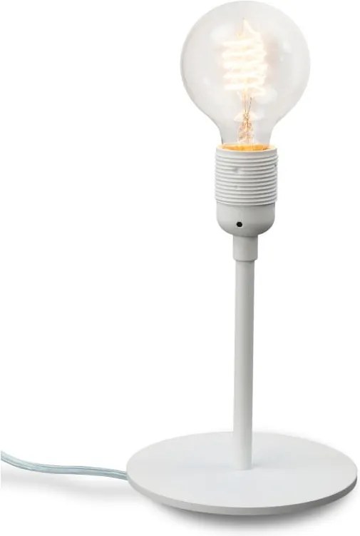 Bílá stolní lampa Bulb Attack Uno Basic